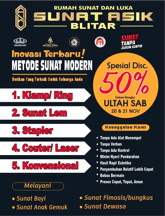 METODE SUNAT TANPA RESIKO, Panggungrejo Call/Wa 0857–2794–3128, Tempat ... METODE SUNAT TANPA RESIKO, Panggungrejo Call/Wa 0857–2794–3128, Tempat ...