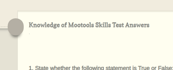 Knowledge of Mootools Skills Test Answers - Education Blog for Learning ...