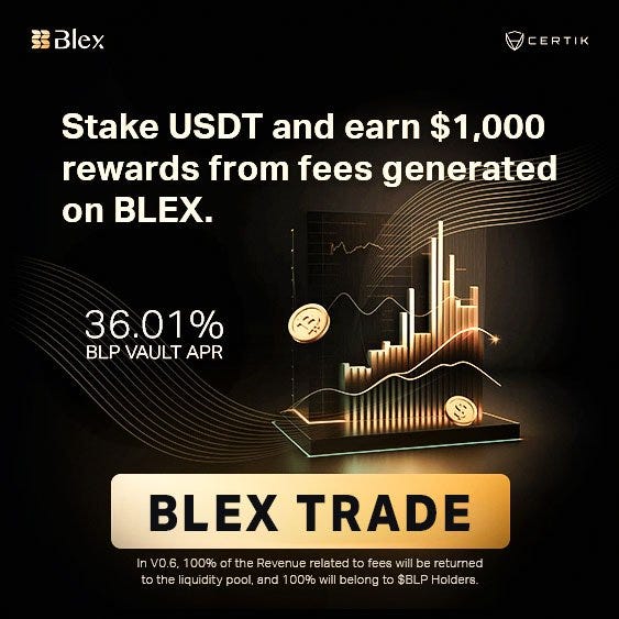 Stake USDT and Earn Up $1,000 Rewards from Fees Generated on BLEX Trade ...