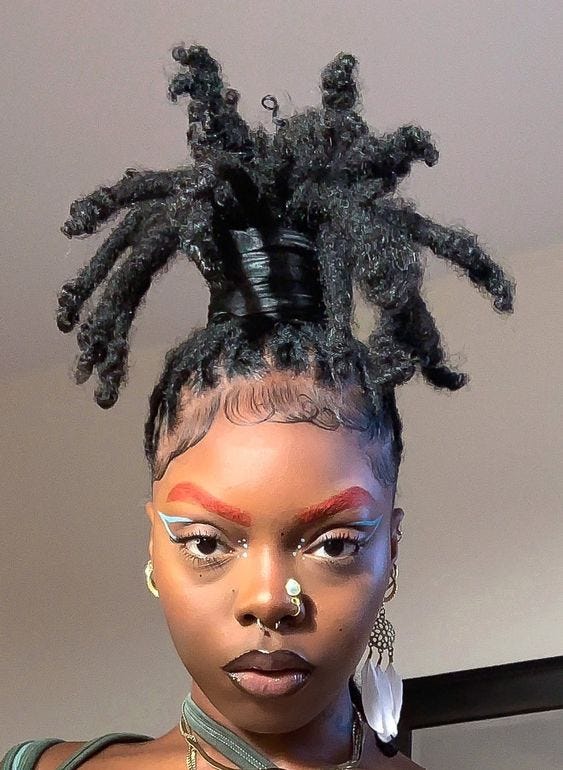 Trendy Quick Hairstyles for Locs. With locs being so versatile it can ...