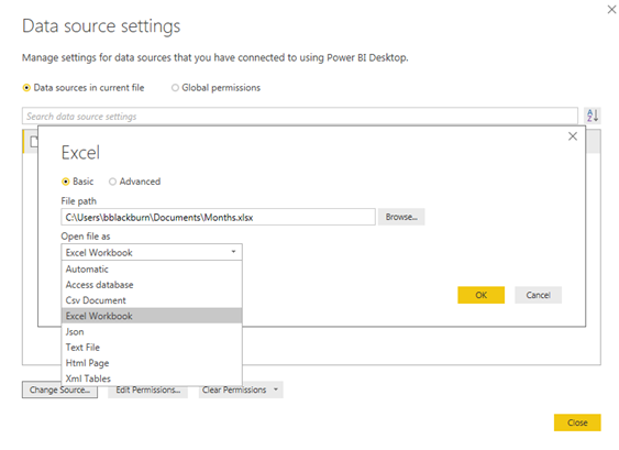 Changing Source Type in Power BI. How to change Power BI’s source from ...