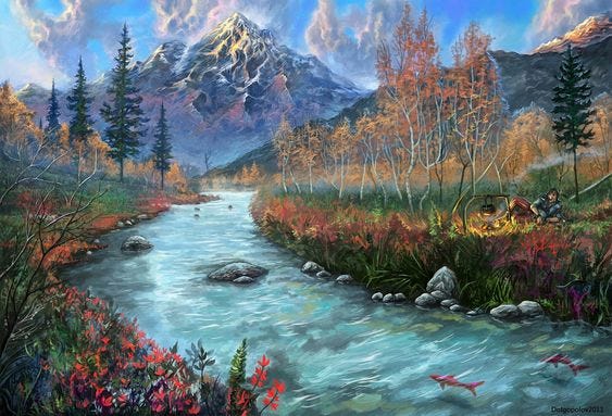 THE ART OF POETRY. To gaze at a river made of time and… | by Roaming ...