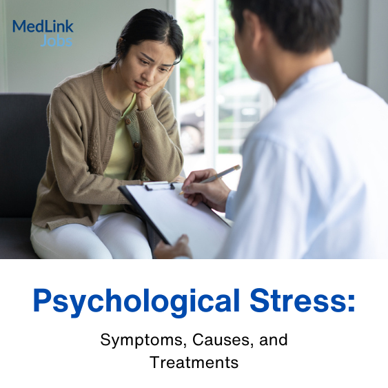 Psychological stress encompasses symptoms, stressors, treatment methods ...