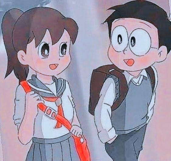 Nobita shizuka Story:. Nobita Nobi, the main character from… | by Ayat Khan | Medium