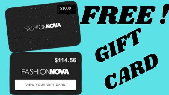 Free Fashion Nova Gift Card Codes 2022 - Digital Gift Card Solutions - Medium