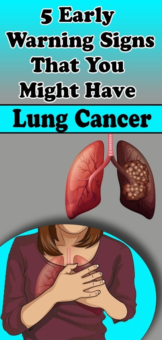 5 early warning signs that you might have lung cancer - Joshua mark ...