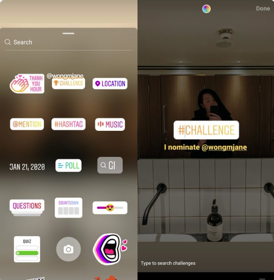 Instagram testing a new “Challenge” sticker to compete against TikTok ...