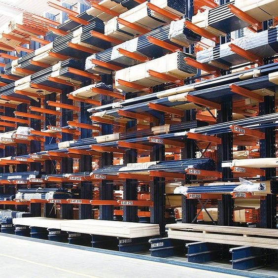 RAK PIPA (CANTILEVER RACKING) UNTUK TOKO BANGUNAN | by RAJA RAK ...