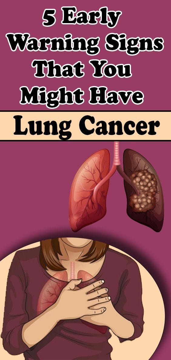 5 early warning signs that you might have lung cancer - Janell luyah ...