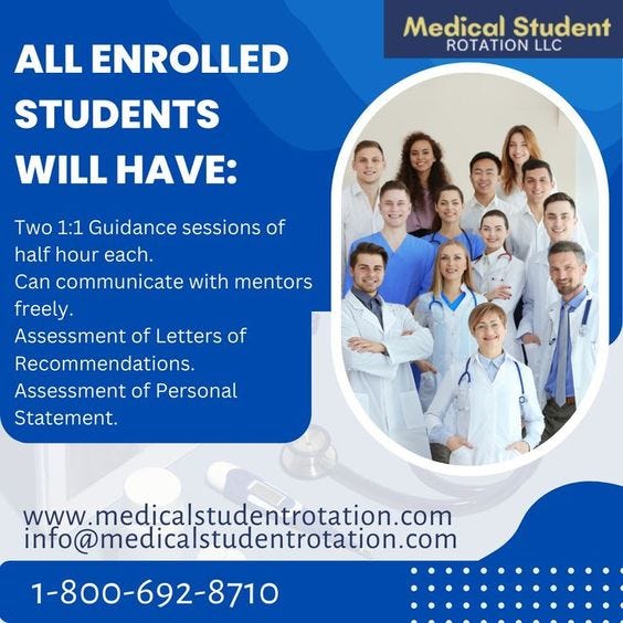 For Medical Student Rotation in US | Clinical Rotation — Call us at +1 800 692 8710 | by ...