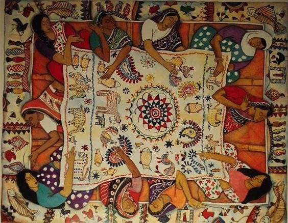 KANTHA: AN ODE TO A HUMBLE WEAVE. Every great legend has a humble… | by ...