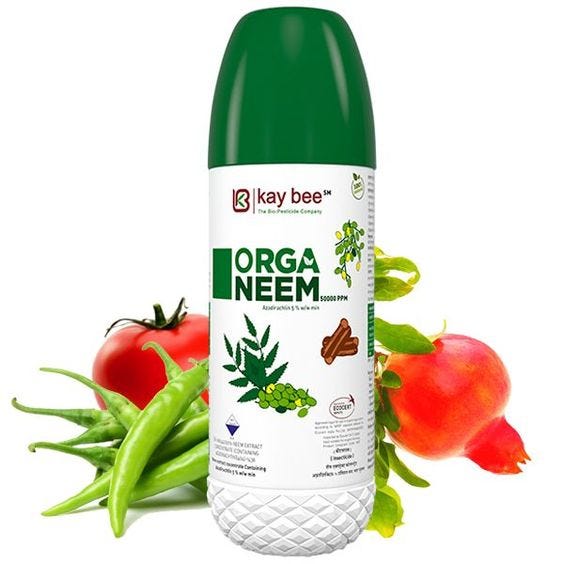 Neem-based Bio Pesticides for Organic Farming — Orga Neem (10000 PPM) - Kay Bee Bio-Organics Pvt ...