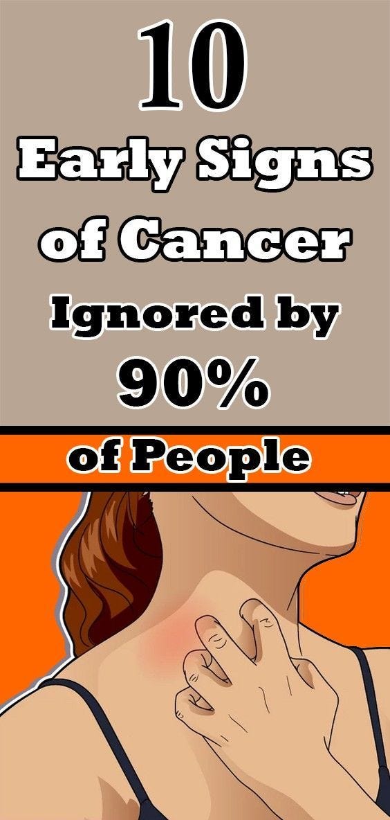 10 cancer symptoms you can not ignore - Patricia lauren - Medium