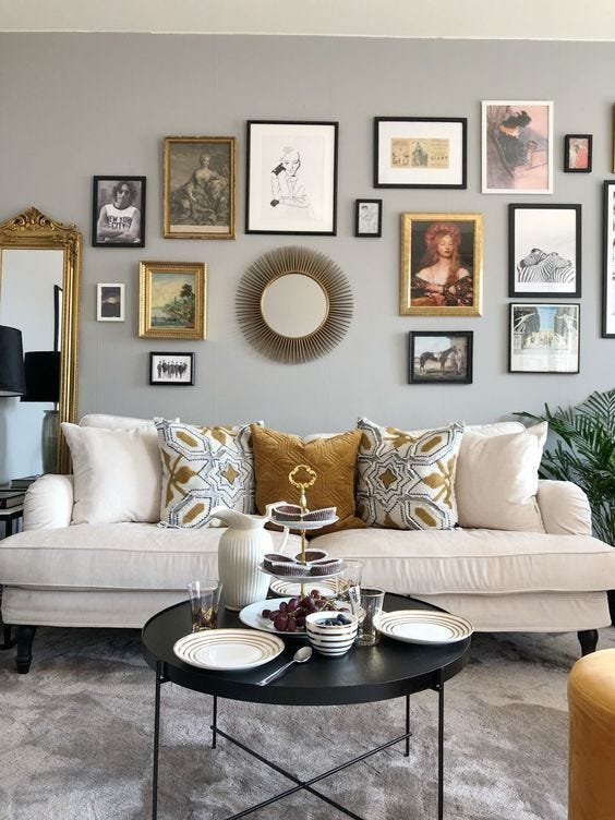 5 Ways to Arrange Art Above a Console | by Tom Hoang | Medium