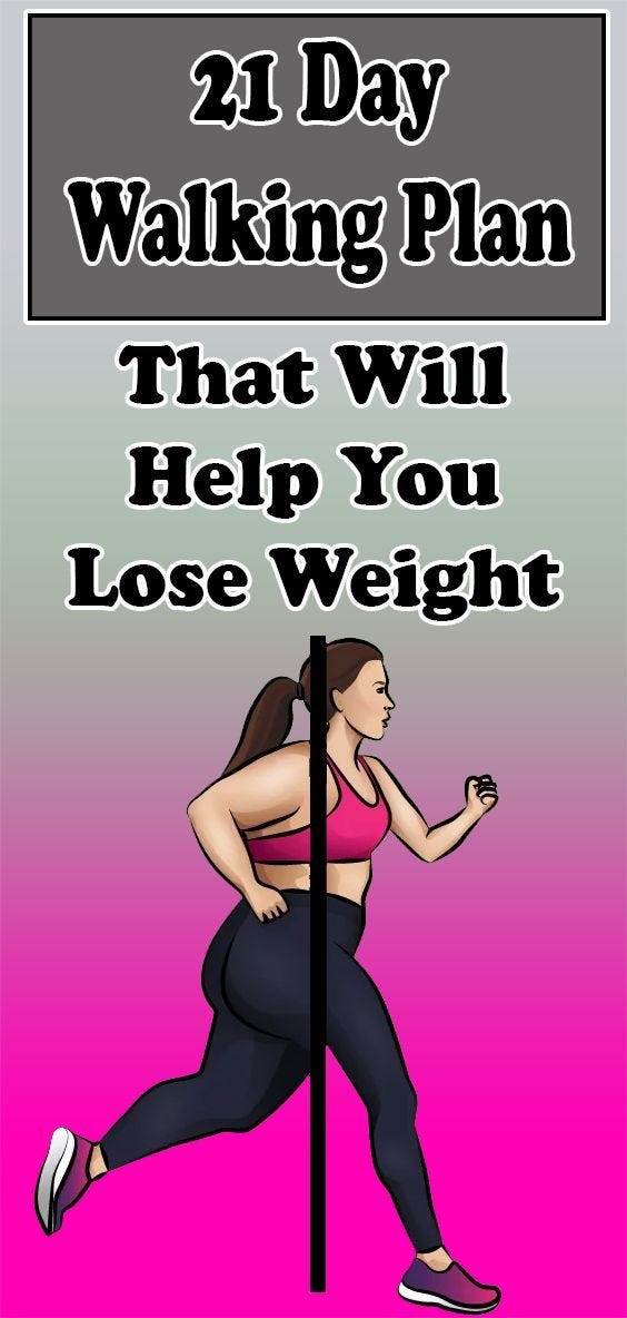 21-day walking plan that will help you lose fat - Bella evans - Medium