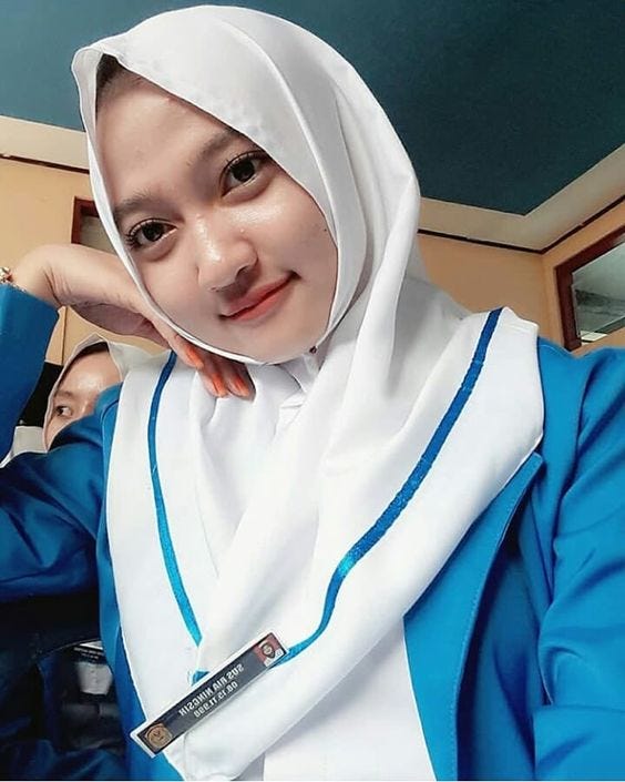 contoh jilbab segi empat untuk sekolah | by Henry Paloma | Jilbab ...