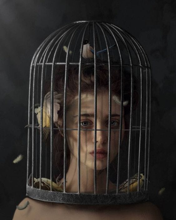 Caged - sha - Medium