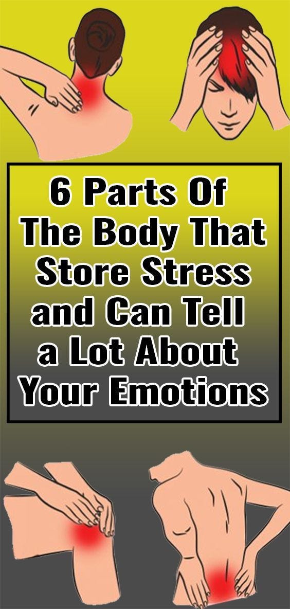 6 parts of the body that store stress and can tell a lot about your ...