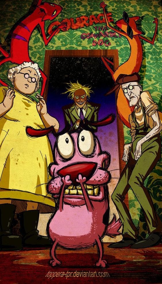 “Beyond the Pink Dog: The Hidden Meanings of ‘Courage the Cowardly Dog ...