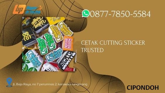 CETAK CUTTING STICKER - Cetak Stiker Tangerang - Medium