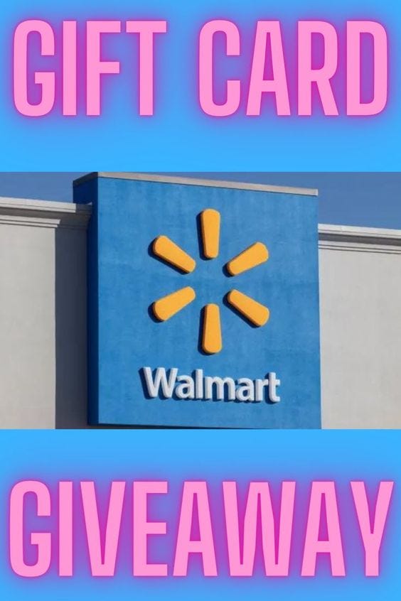 Win A $100 Walmart Gift Card From The Peaceful Mom 2023 - Aria Nora ...