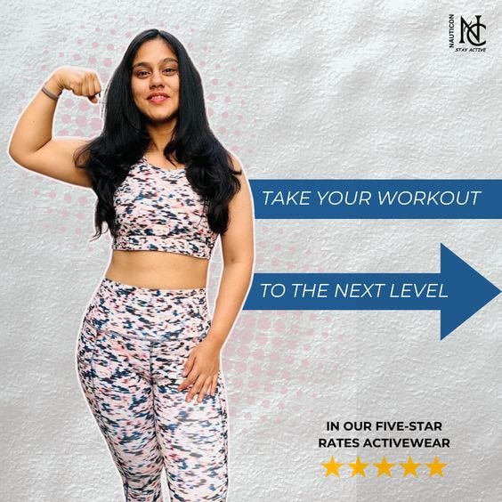 Nauticon Fit & Fabulous Women’s Lycra Gym Wear for Every Workout Outfit ...