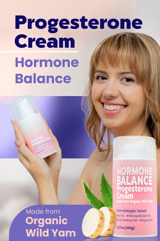 Natural Hormone Balance With Wild Yams Progesterone Cream By Fazal