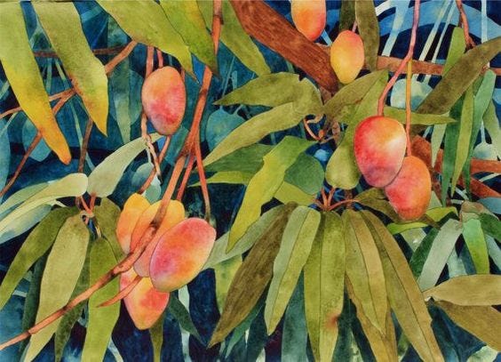 Mango Memories. The scent of ripe mangoes filled the… | by B.A | Medium