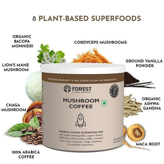 Mushroom Coffee Powder… - Fff - Medium