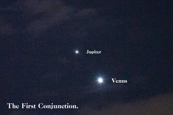 The First Conjunction of Venus and Jupiter | by wonderwrds | Medium