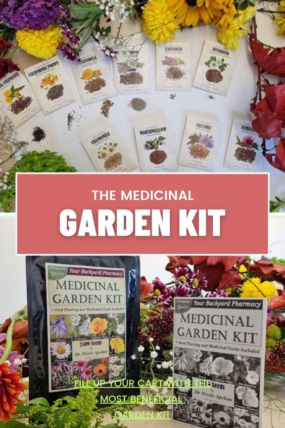 THE (MEDICINAL GARDEN KIT). A medicinal garden kit is a collection ...