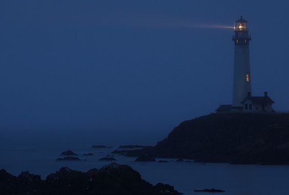A Dead Lighthouse, Ships at Nights | by Julien Verne | Medium