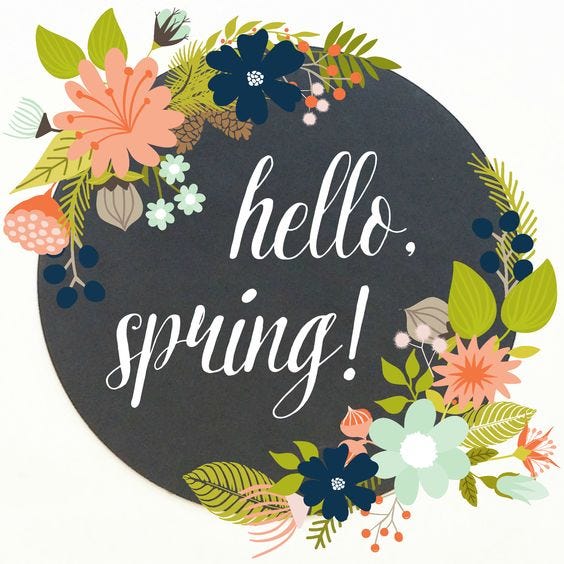 Hello spring!. The sun is shining, the temperature is… | by Annick ...