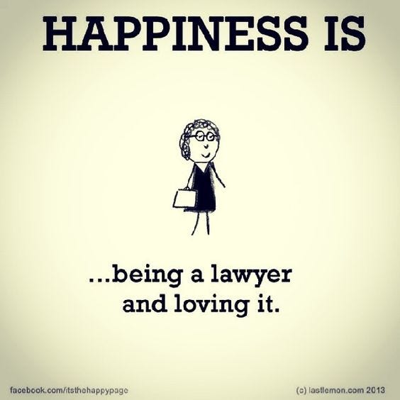 Happiness…. Happiness is being a lawyer and loving… | by Attorney Kia ...