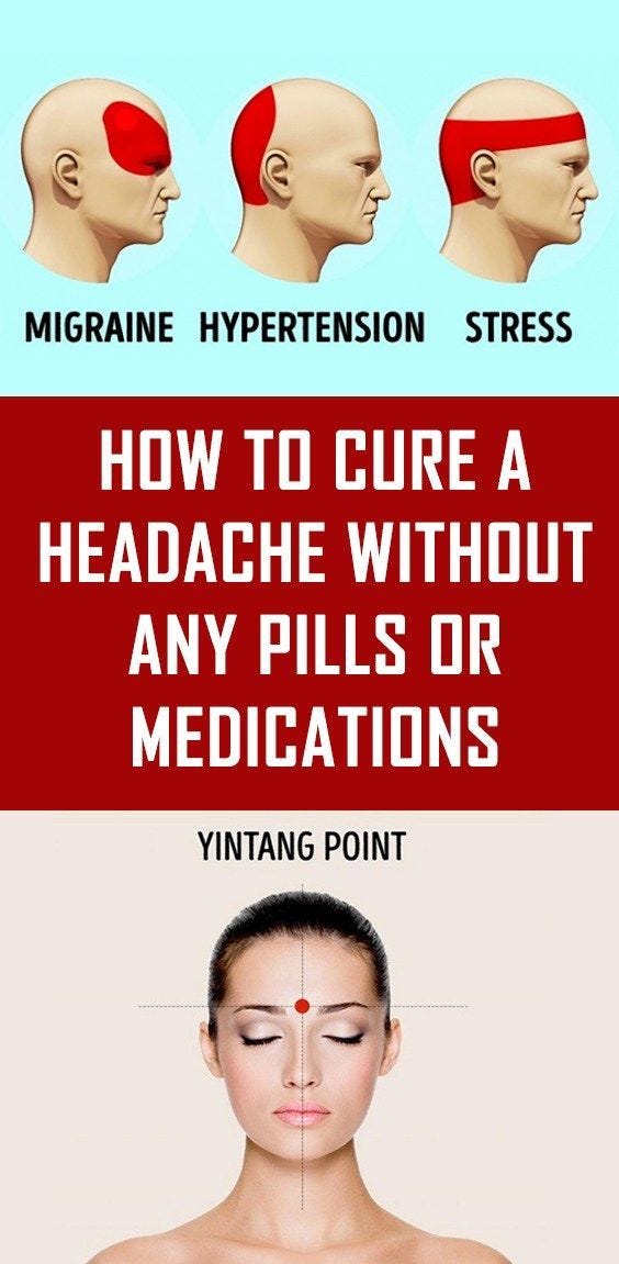 How To Relieve A Headache In Just 5 Minutes Without Any Pills - Mary ...