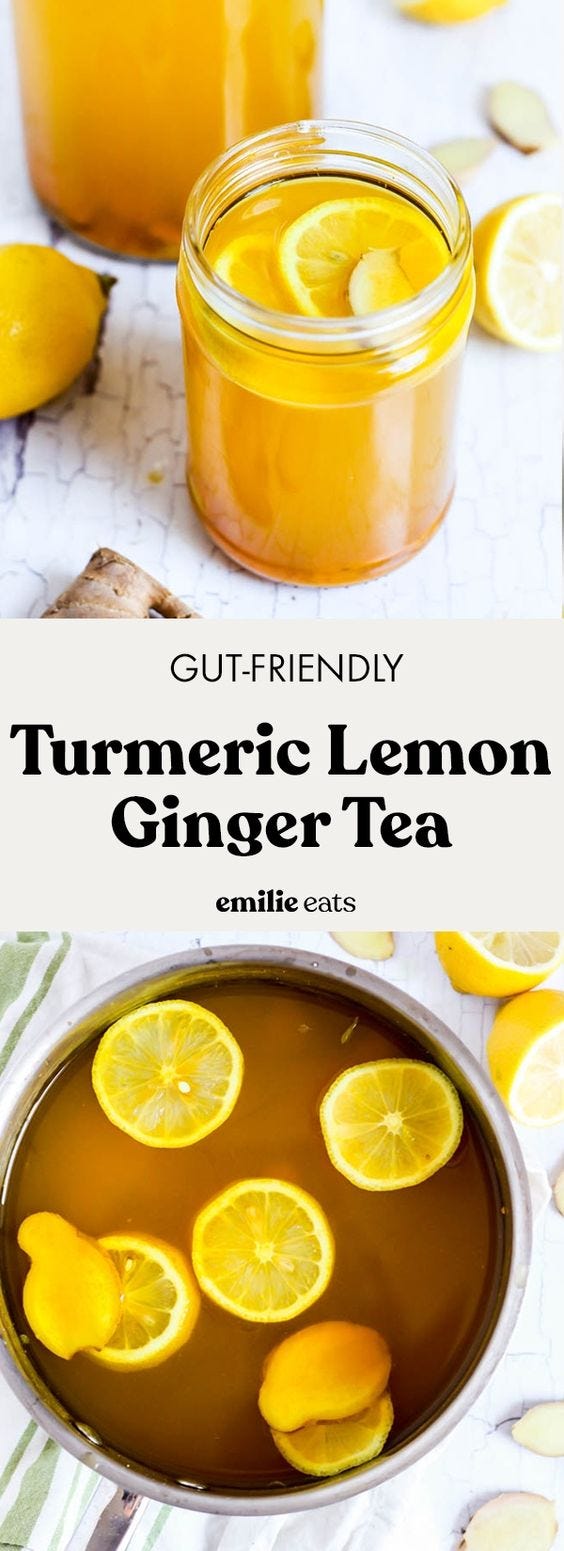 Lemon Ginger Turmeric “Detox” Tea - NickJons - Medium