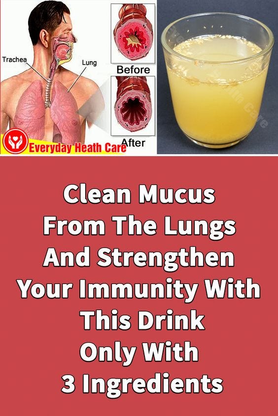 Every Sip of This 3-Ingredient Tea Clears Your Lungs of Mucus, Toxins ...
