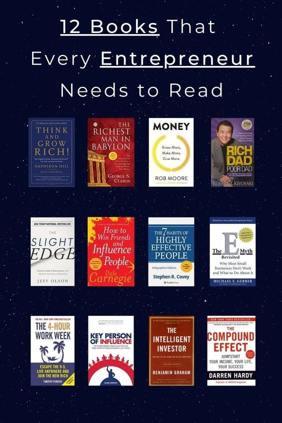 12 Must-Read Books for Entrepreneurs to Elevate Their Wealth and ...