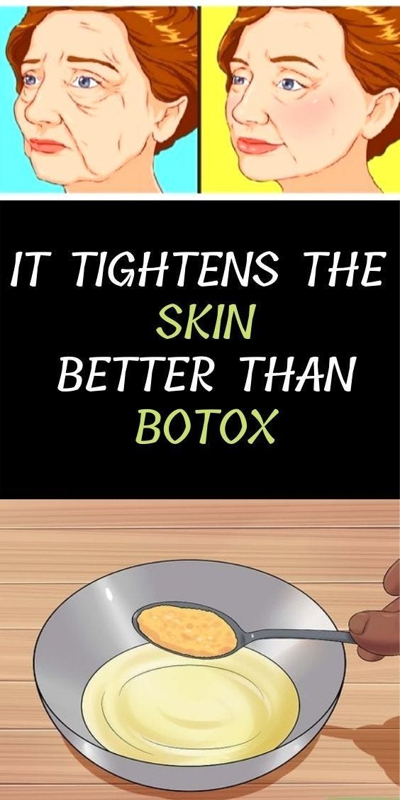 Skin Tightening Homemade Wrinkle Cream That Works Better Than Botox ...