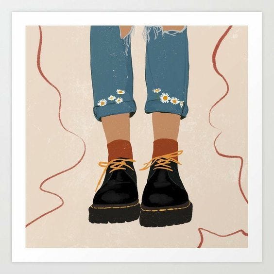 My Courageous Feet. Imagine a pair of feet, just like mine… | by ERIKA ...