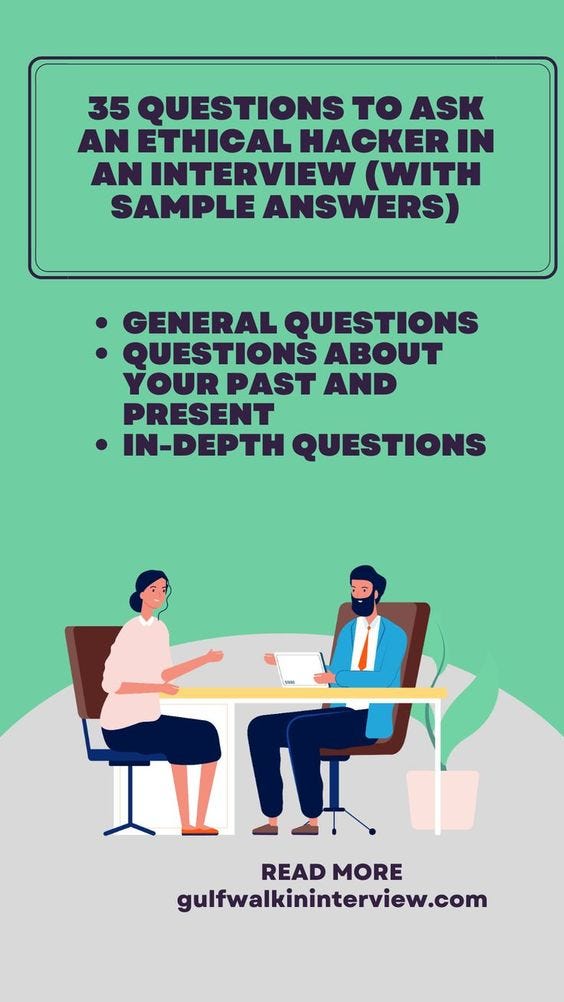35 Interview Questions to Ask an Ethical Hacker | Medium