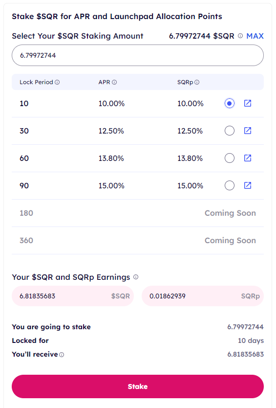 How to stake $SQR?. “Are you interested in earning passive… | by ...