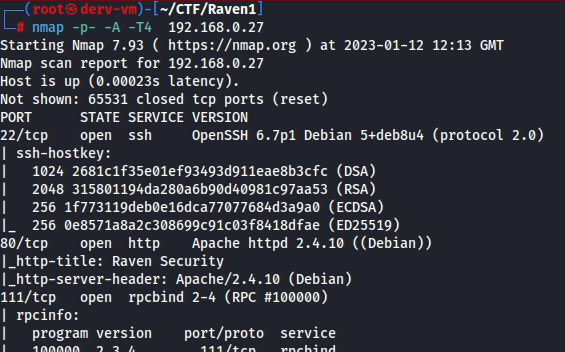 Raven 1 Walkthrough. This is another machine for you to play… | by Dr ...