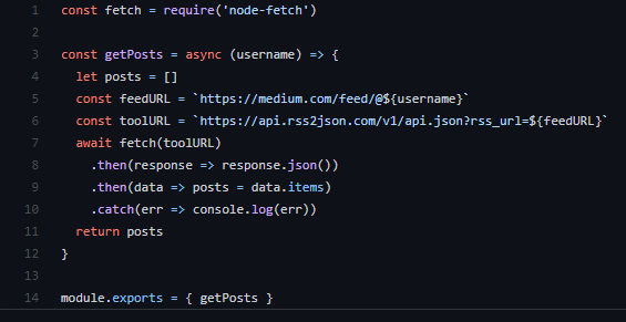 Get Medium Posts with Username (and JavaScript!) | by Andre Tai | Medium