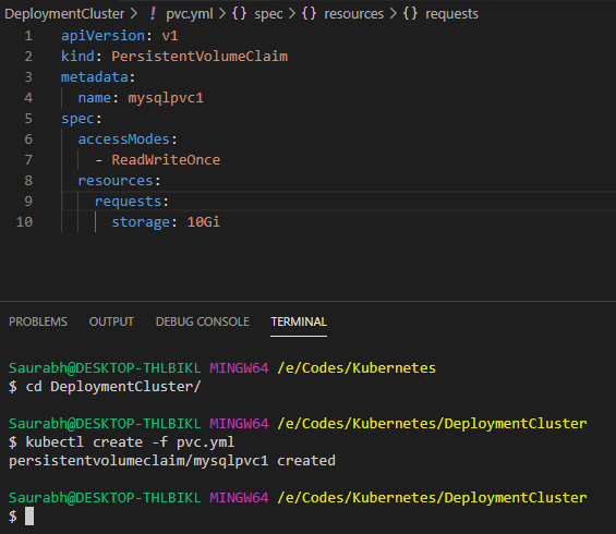 Application Deployment in K8s — PVCs and Secrets | by Saurabh Dimri ...