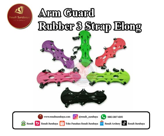 Arm Guard Rubber 3 Strap Elong. Arm Guard Rubber 3 Strap Elong | by ...