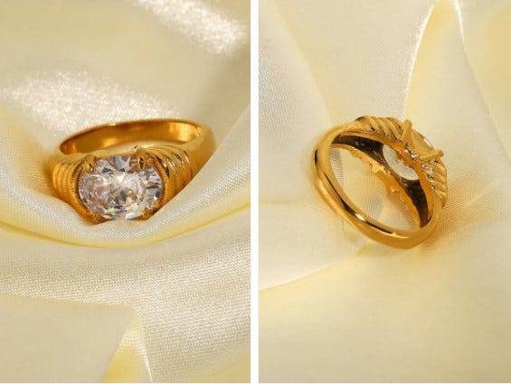 18k gold plated zircon ringDo you have an idea what Zircon Ring is ...