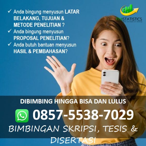 WA 0857–5538–7029 Tempat Analisis Linier Regresi Berganda Malang | by Jasa Konsultasi & Analisis ...