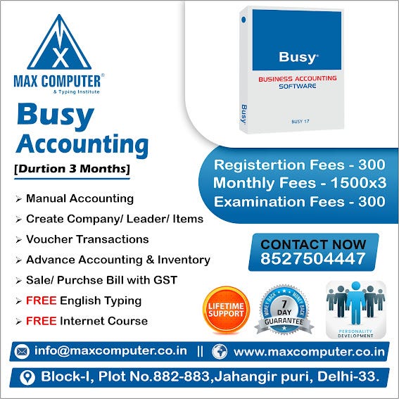 Best Busy Accounting Course Near By. | by Max Computer | Medium
