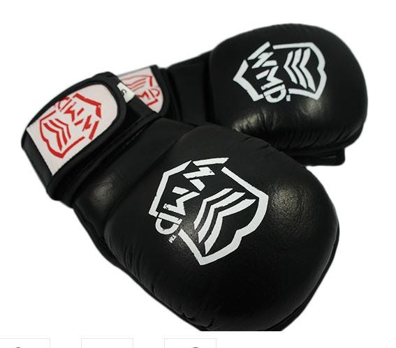 WMD HYBRID BOXING GLOVES OPEN PALM TRAINING GLOVES UFC MMA KICK ...